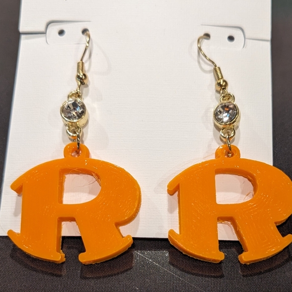 Jewelry | New Rockwall Rockin R 3d Printed Earrings | Poshmark